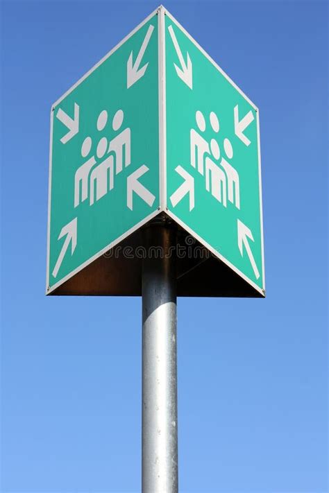 Evacuation Point Stock Image Image Of Square Alarm 67745749