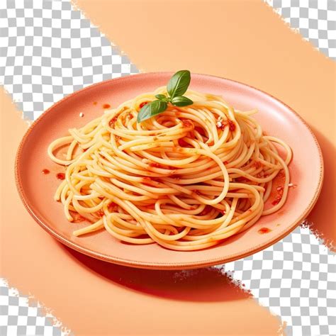 Premium PSD Spaghetti Alone On Transparent Background