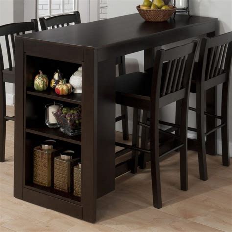 High Kitchen Table With Storage Benefits And Ideas Kitchen Ideas