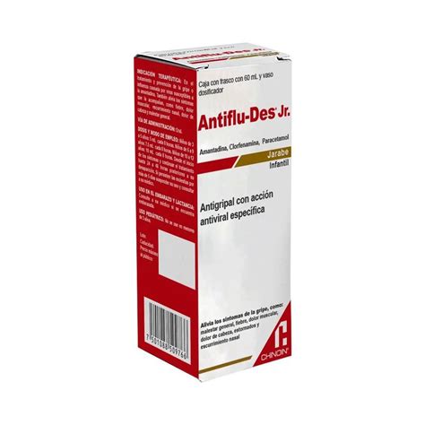 Antiflu Des Jr Jarabe Infantil 500 Mg Frasco Con 60 Ml Farmacias Klyns