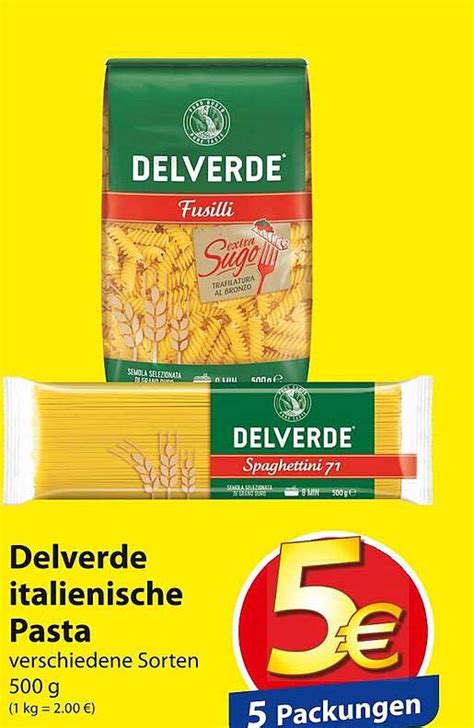 Delverde Italienische Nudeln Angebot bei Wasgau