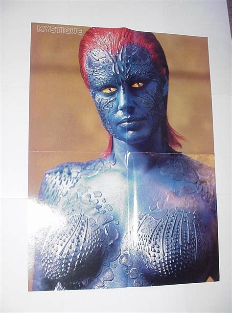 Makeup Mystique Rebecca Romijn X Men 2000 Behind The Scenes Mystique