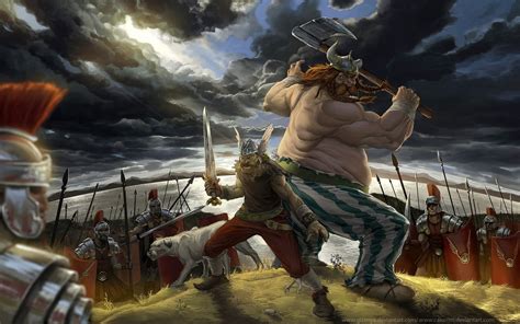 1920x1080 Resolution Two Male Anime Characters Wallpaper Asterix