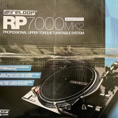 S Reloop Rp Mkii Professional Upper Torque Direct Drive Dj Turntable Black Artofit