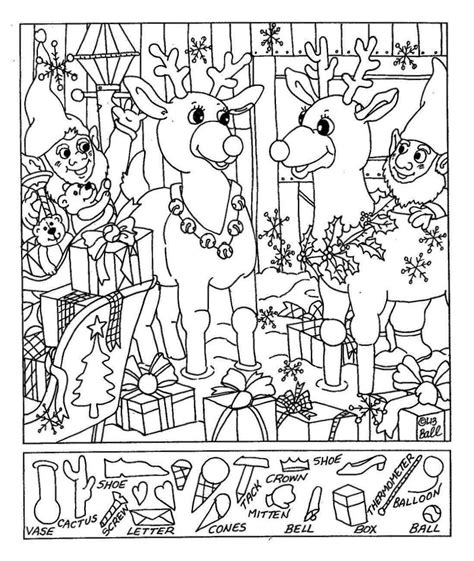 Free Printable Hidden Pictures Christmas All Free Printables