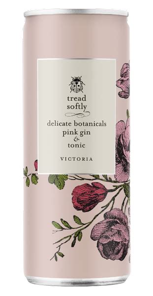 Tread Softly Tread Softly Delicate Botanical Pink Gin Tonic CAN Pk Online Store