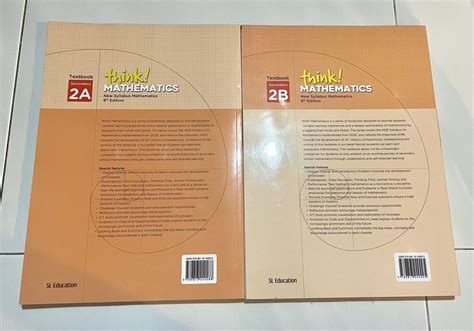 Secondary 2 Math Textbook Hobbies And Toys Books And Magazines Textbooks