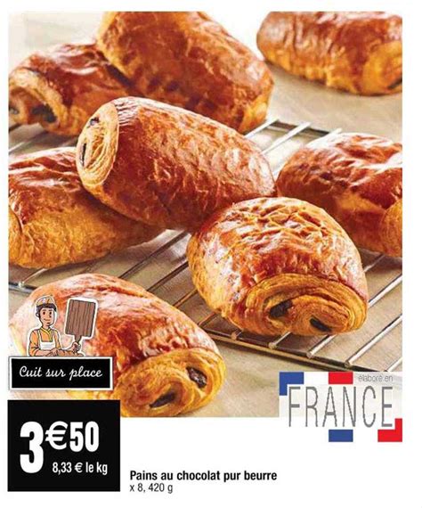 Promo Pains Au Chocolat Pur Beurre Chez Cora ICatalogue Fr