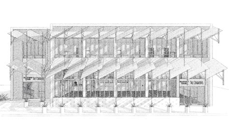 Sustainable Architecture Passive Design Architectural Sketch