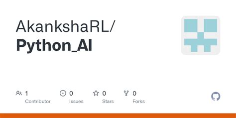Github Akanksharl Python Ai