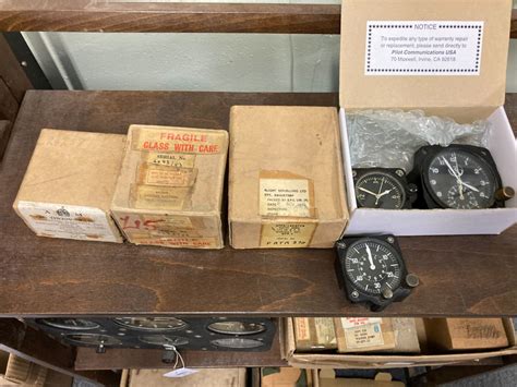 Lot 41 Cockpit Instruments An Aircraft Instrument