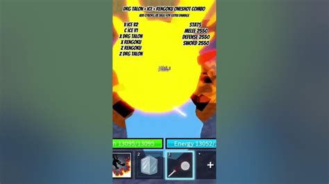 Dragon Talon Ice Rengoku Oneshot Combo Blox Fruits Youtube