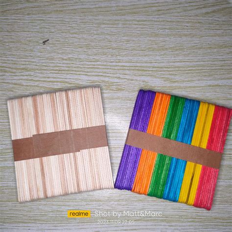 Popsicle Sticks Plain Or Multicolored Educational For Counting Game