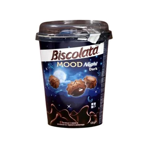 Solen, Печенье Biscolata Mood BITTER с черным шоколадом, 115 г - купить ...