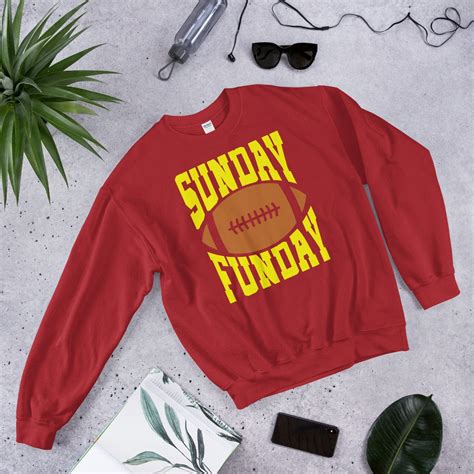 Sunday Funday Sweatshirt Funny Football Sweatshirt Sunday Etsy