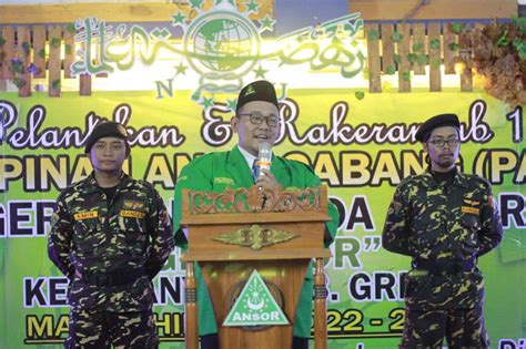 PAC GP Ansor Manyar Gresik Dikukuhkan Dan Gelar Rakerancab I NUGRES