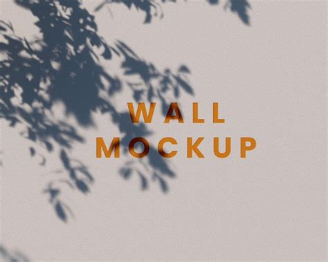 Premium Psd 3d Render Wall Mockup