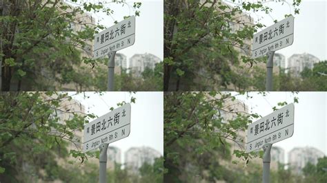 深圳福田景田北六街路牌指示牌视频素材下载编号8587124光厂vj师网
