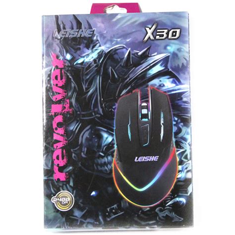 Leishe X30 Revolve Rgb Gaming Mouse 2400dpi Razer Design Np