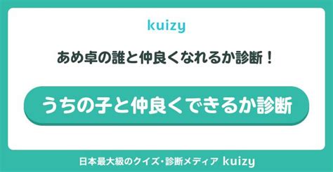 あめ卓の誰と仲良くなれるか診断！ うちの子と仲良くできるか診断
