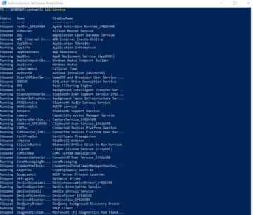 How To List All Windows Services Using PowerShell Or Command Line Geeky Insider