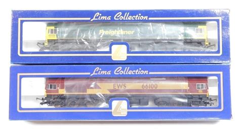 Lima Models Oo Gauge Class 66 Locomotives Comprising 66506 Crewe