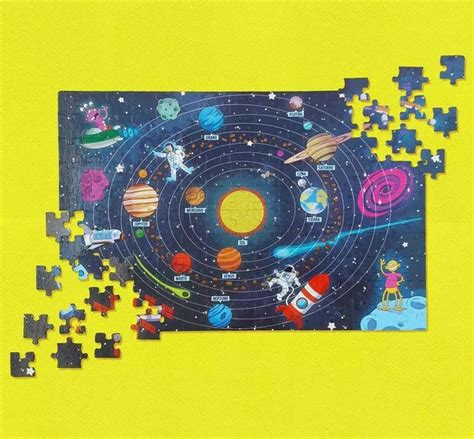 Rompecabezas El Espacio 150 Piezas Cante Pri Juguetería Didáctica