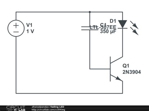 Fading Led Circuitlab
