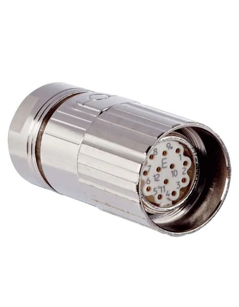 Sick Female Connector For Encoder M23 12 Pole Straight 6027538 Matyco