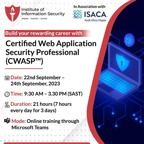 Institute Of Information Security Iis On Linkedin Cwasp Webappsecurity