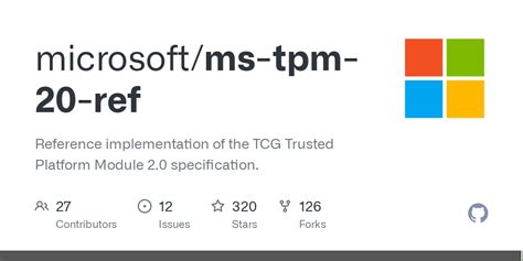 Ms Tpm 20 Reftpmcmdplatformplatformvcxproj At Main · Microsoftms