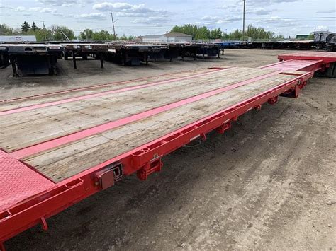 Used 2013 Manac 53 Tridem Extendabletrombone Low Pro Step Deck For