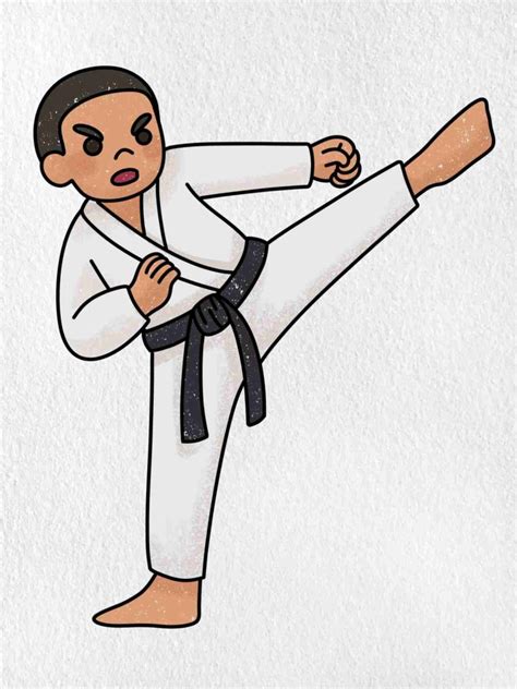 Draw Karate Helloartsy