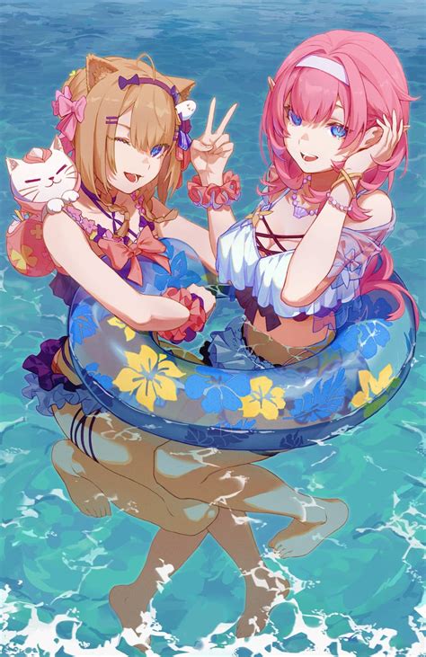 Elysia Elysia Pardofelis And Can Honkai And 1 More Drawn By
