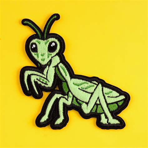Praying Mantis Patch Luxcups Creative