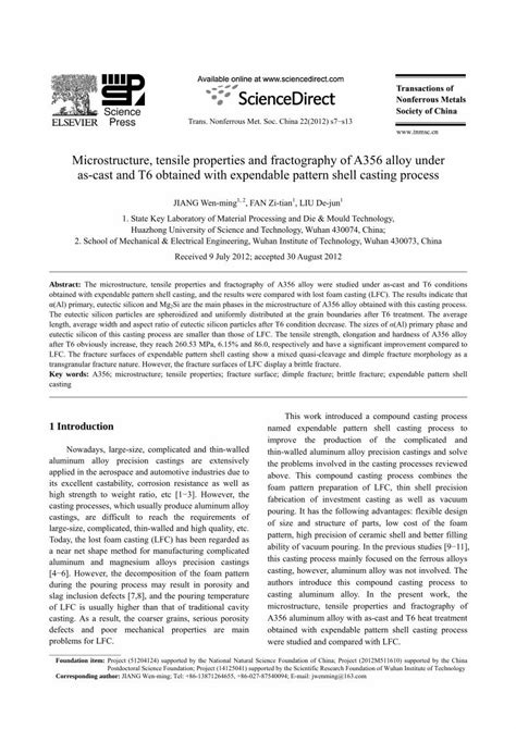 Pdf Microstructure Tensile Properties And Fractography Of · Pdf