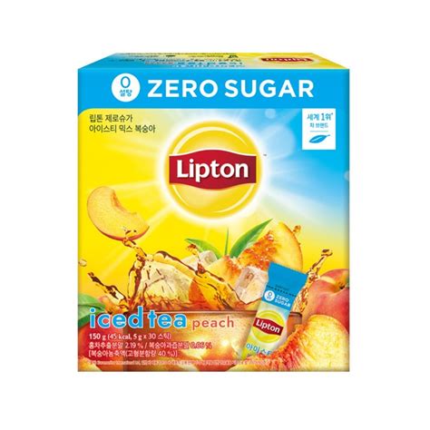 립톤 아이스티 제로슈가 복숭아 5g 30 ㅣ롯데마트 제타 최상의 신선 식품과 다양한 간편식을 롯데마트 제타에서 만나보세요