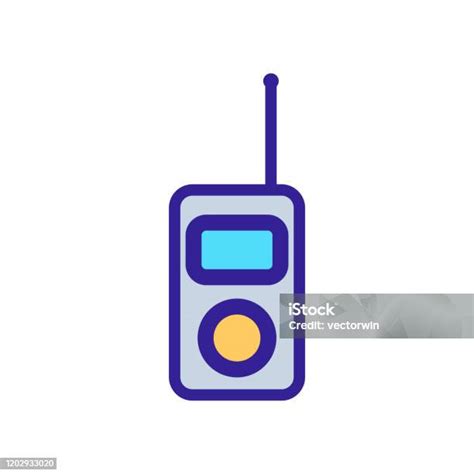 관광 무전기 아이콘 벡터입니다 격리된 등고선 기호 그림 개념에 대한 스톡 벡터 아트 및 기타 이미지 개념 개체 그룹 관광 Istock