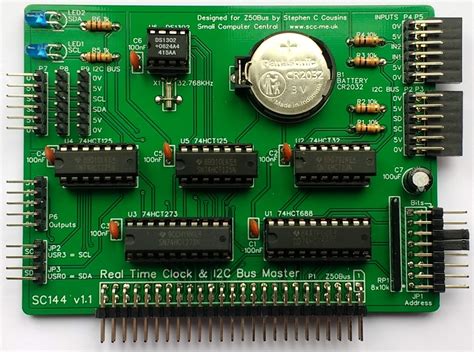Sc144 Rtc And I2c Card Z50bus Small Computer Central