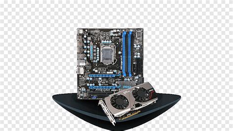 마더 보드 그래픽 카드 및 비디오 어댑터 Lga 1156 Microatx 이전 마더 보드 전자 제품 전자 장치 Png