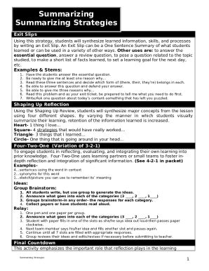 What Is An Exit Slip With Steps And Examples Doc Template PdfFiller