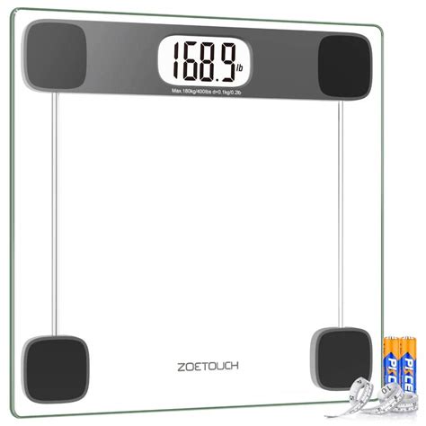 Aoibox Digital Bathroom Scale With Large Display In Clear SNPH003IN371