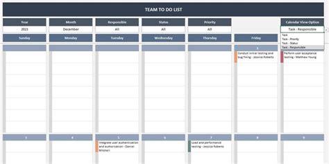 Team To Do List Excel Template Employee Task Tracker Todo List Spreadsheet Excel Task Tracker