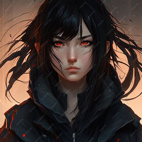 Cute Asian Girl Kawaii Anime Avatar Ai Generative Art Premium Ai