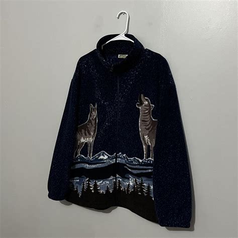 90s Collections Fleece Jacket Great Condition Mens Depop