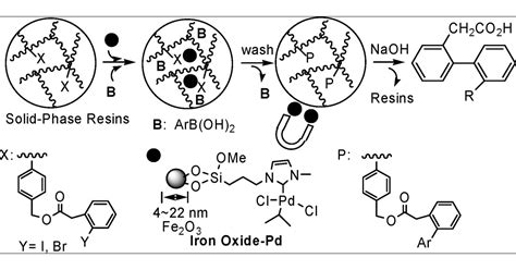 Magnetic Nanoparticles As An Orthogonal Support Of Polymer Resins
