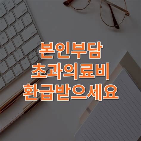 본인부담 초과 의료비 환급 조회와 신청방법 Recommend