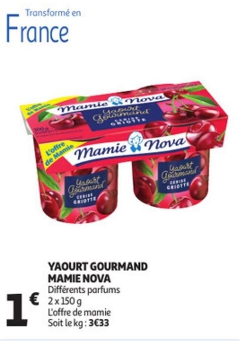 Yaourt Gourmand Mamie Nova Promotie Bij Auchan