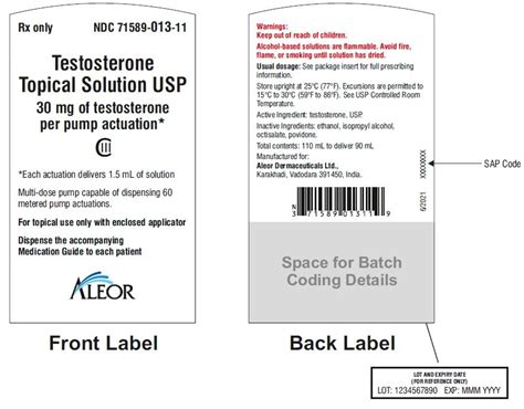 Testosterone Topical Solution Fda Prescribing Information Side Effects And Uses