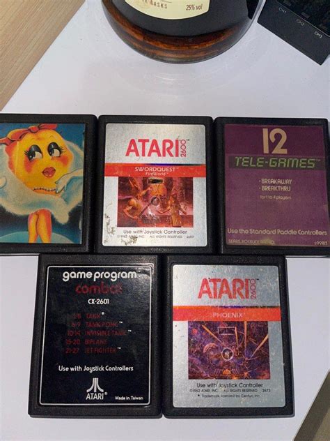 Atari Vintage Cartridges Bundle Untested Buy At Your Own Risk Video